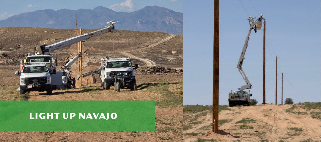 Holy Cross Energy Lineworkers Support 2025 Light Up Navajo Project ...